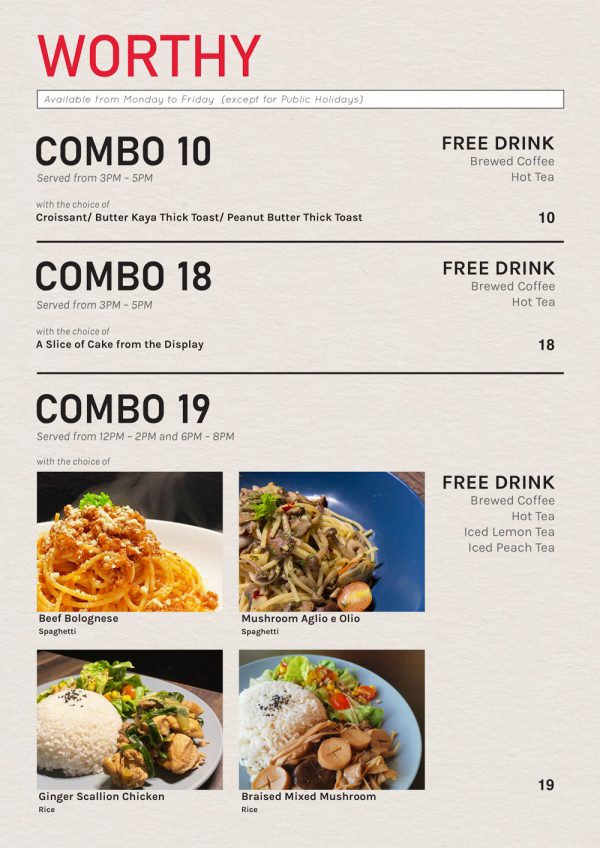 Menu – Beans Depot